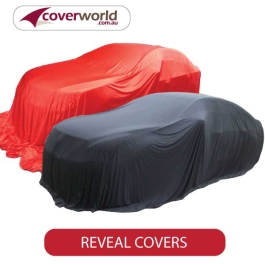 Showroom Car Reveal Cover Made from Satin